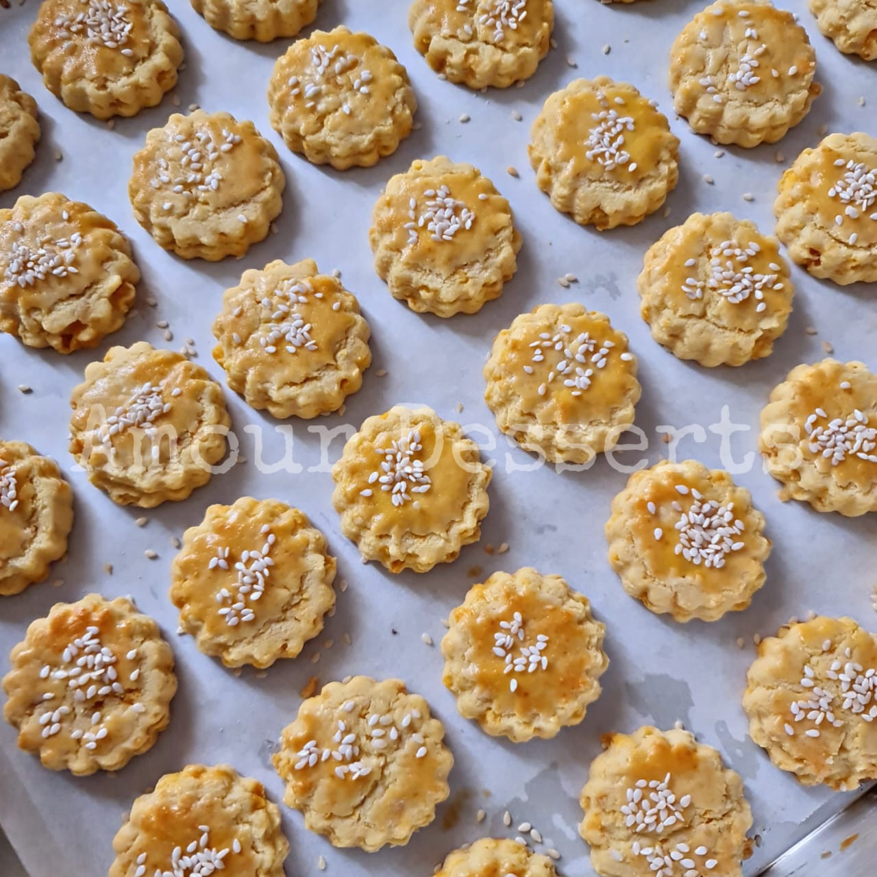 Salted Egg Yolk Cookies – Amour Desserts