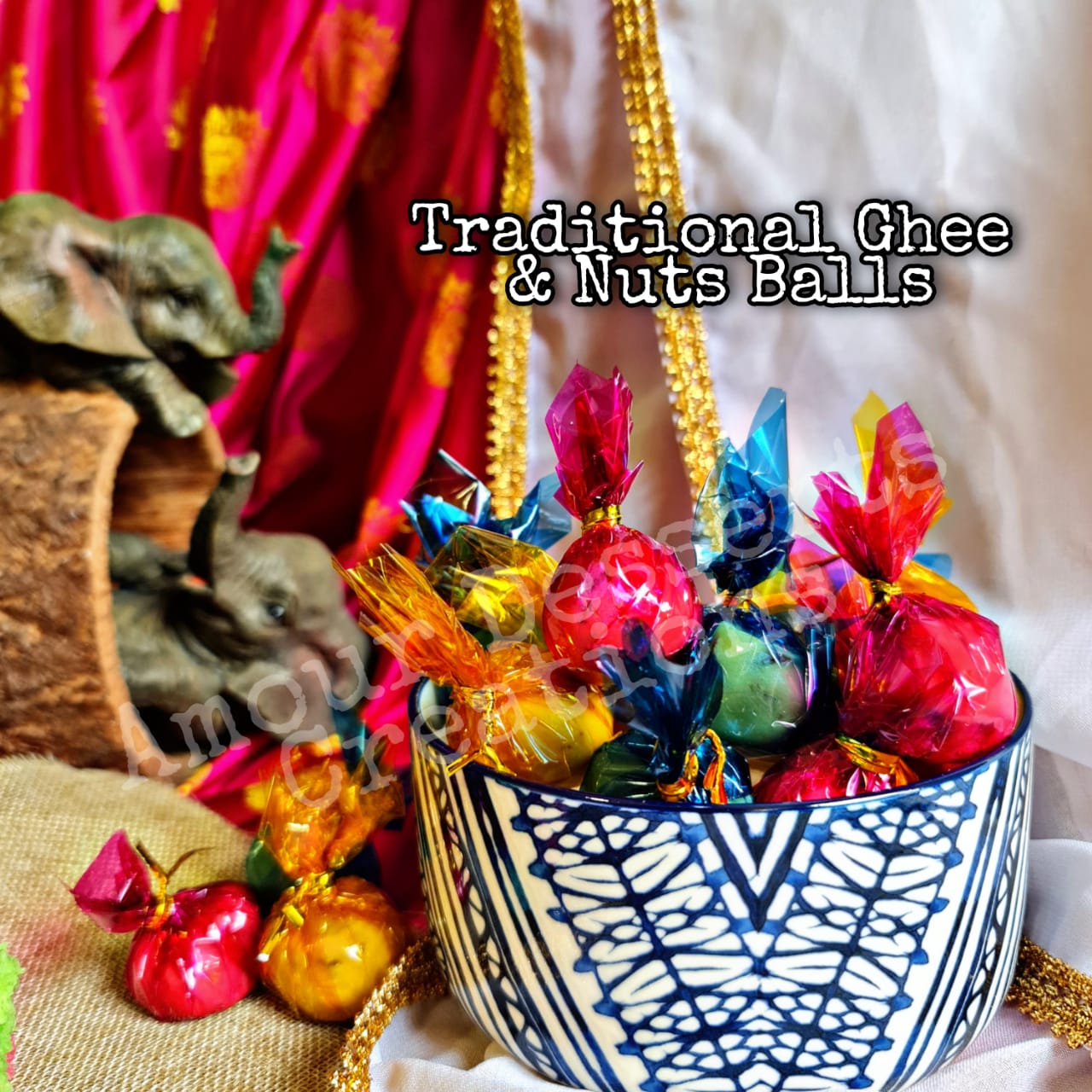 Traditional Ghee & Nuts Balls (13pcs) – Amour Desserts